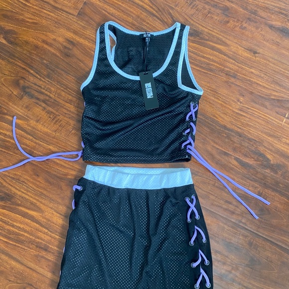 Dolls Kill | Skirts | Dollskill Skirt And Crop Player Set | Poshmark